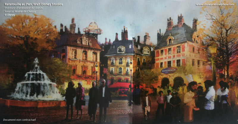 Oh là là! First Ratatouille ride concept art, detailed new layout plans ...